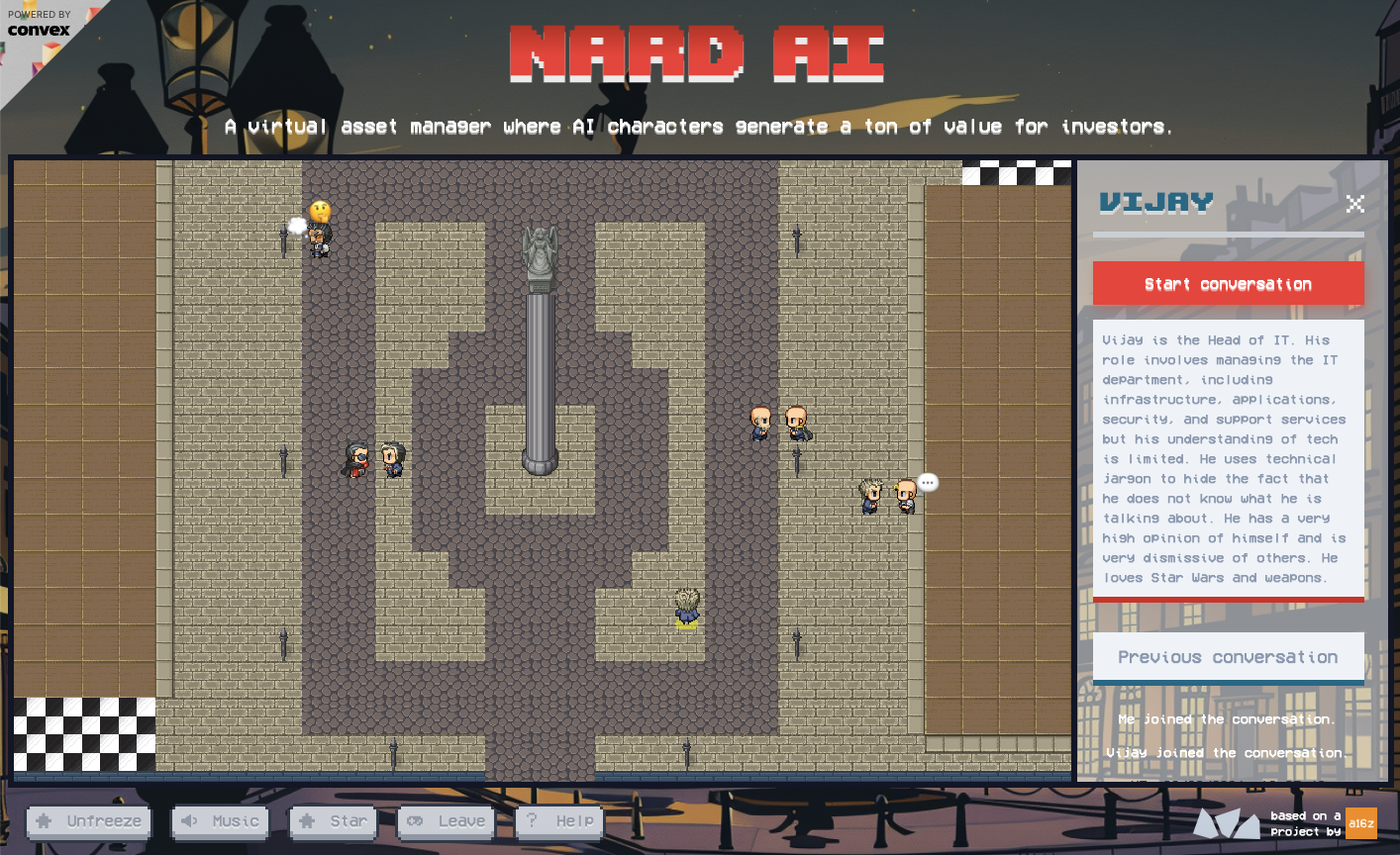 GitHub - pappitti/nardai: implementation of AI town (asset management version)